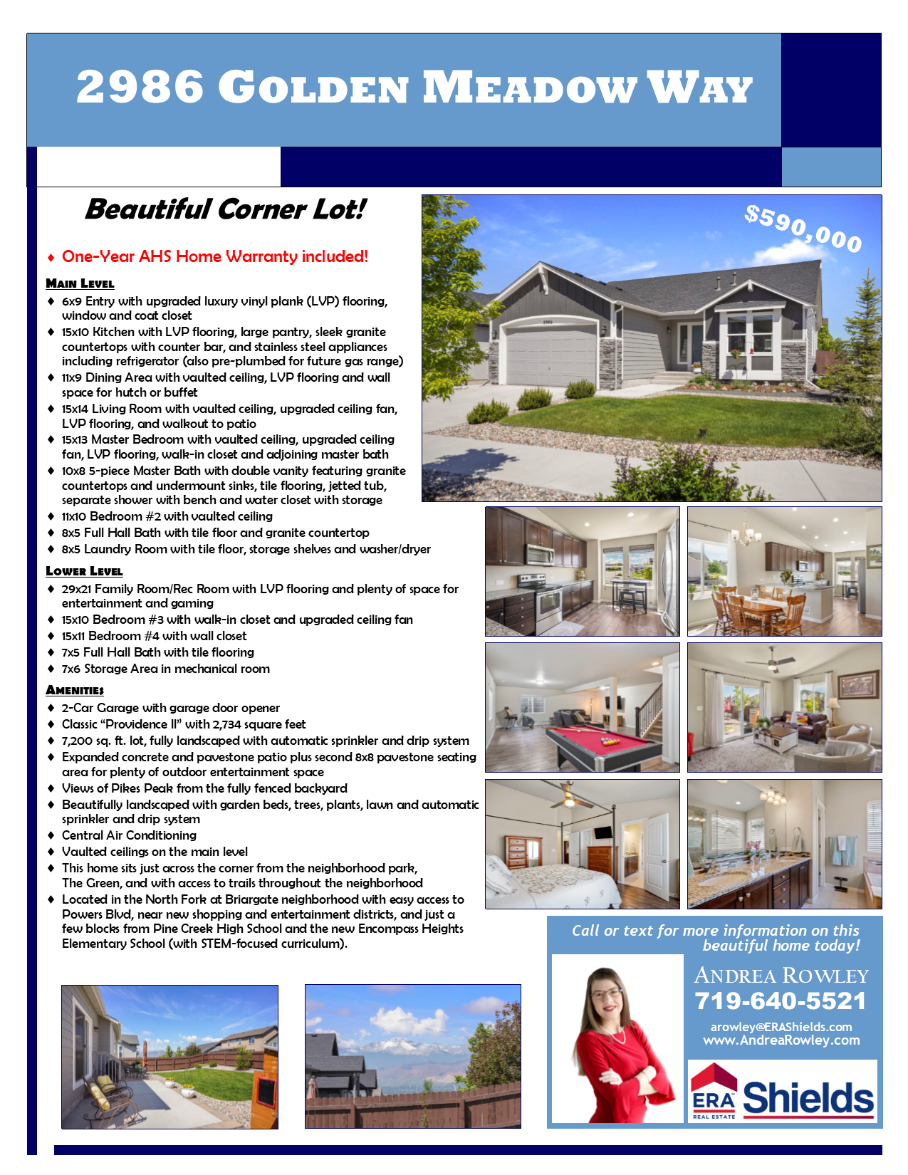 SOLD: $591,000 —- 2986 Golden Meadow Way – Andrea Rowley │ ERA Shields